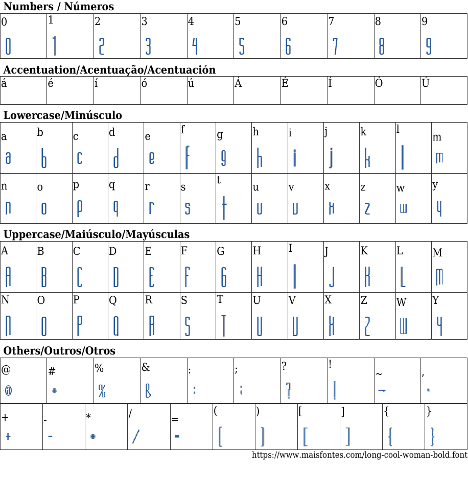 Long Cool Woman Bold: Free Font Download | MaisFontes