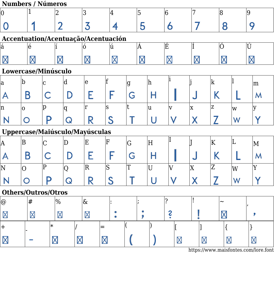 LORE Font: Free Download | MaisFontes