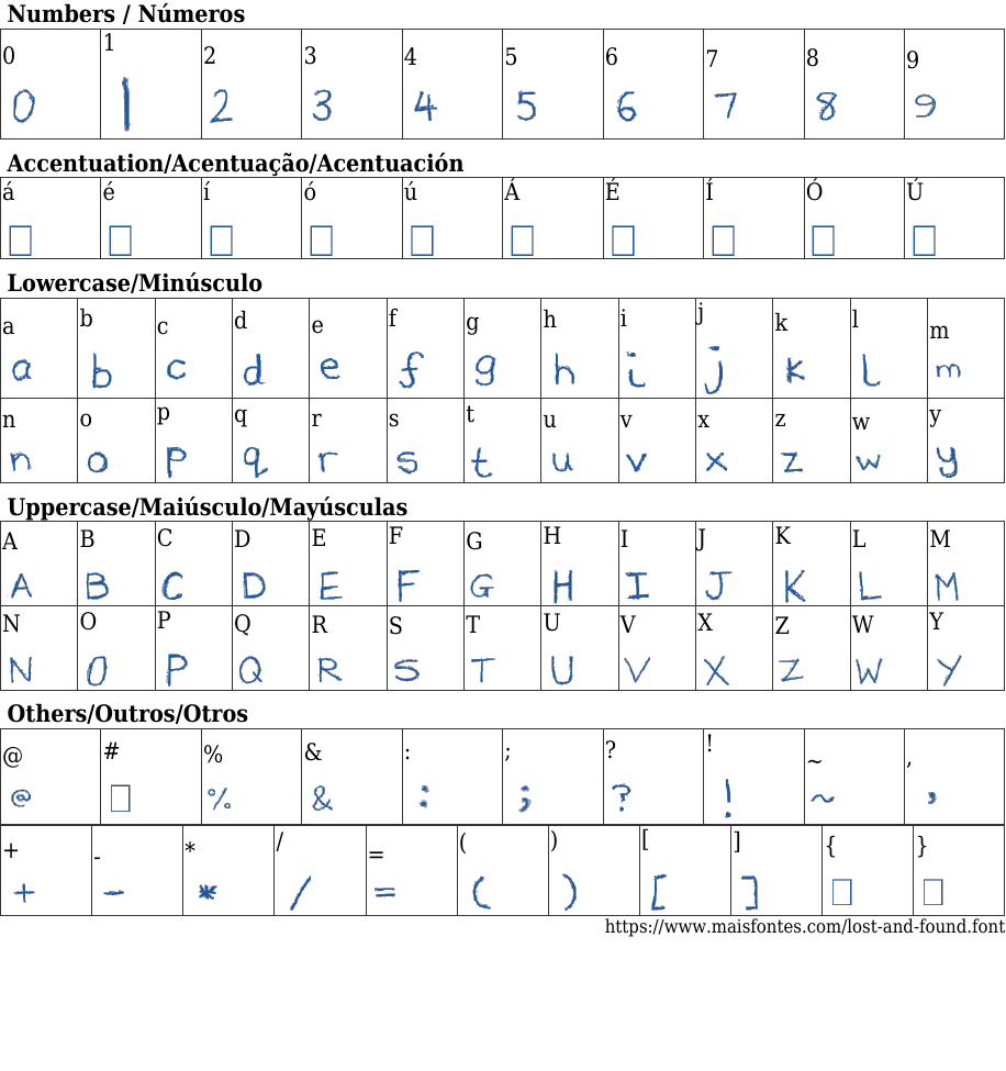 Lost and Found Font: Free Download | MaisFontes