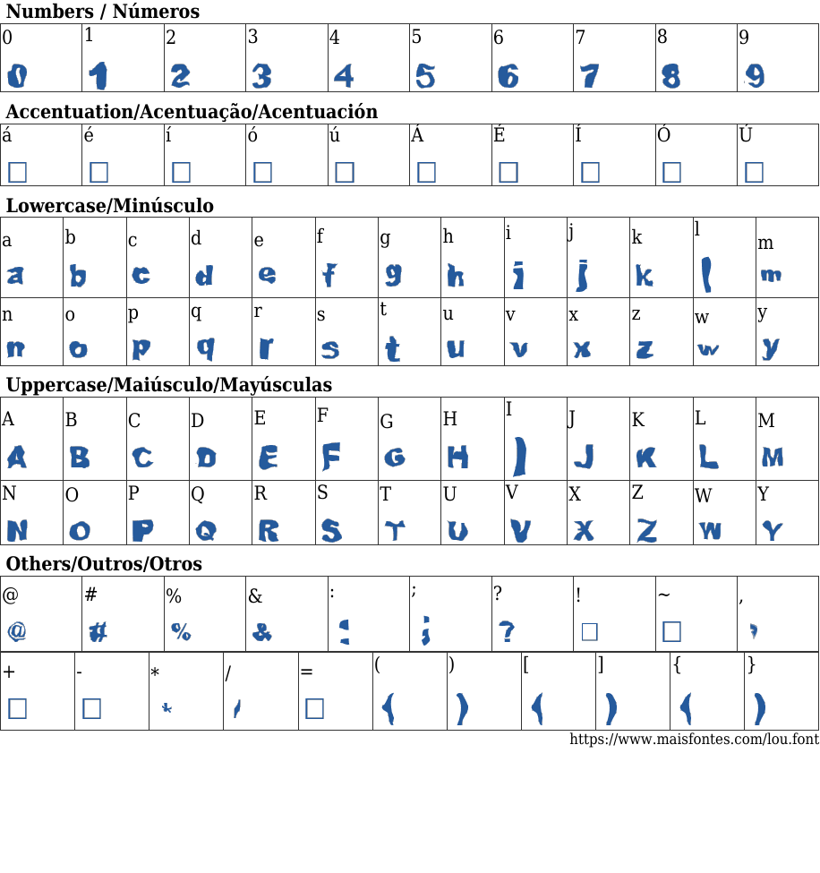 Lou: Free Font Download | MaisFontes