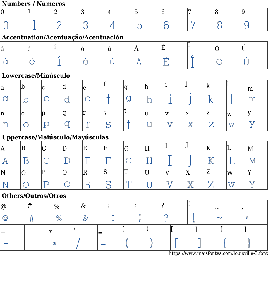 Louisville: Free Font Download | MaisFontes