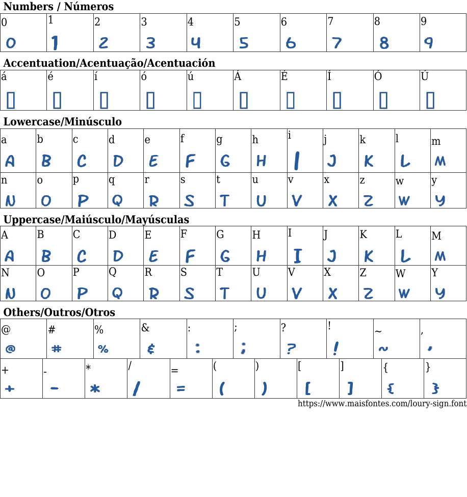 Loury Sign: Baixar Fonte Grátis | MaisFontes