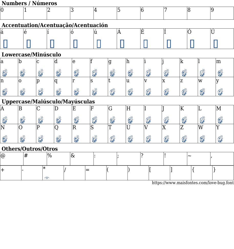 Love Bug Font: Free Download | MaisFontes