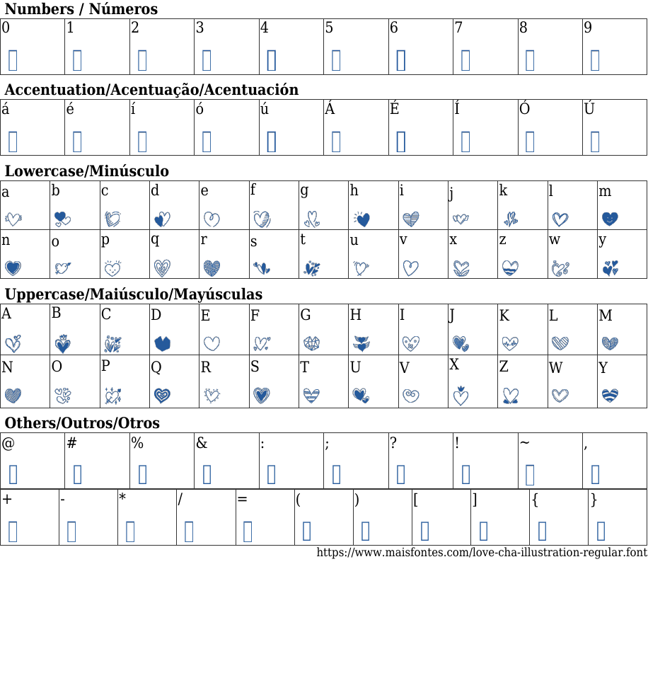 Love Cha Illustration Regular: Baixar Fonte Grátis | MaisFontes