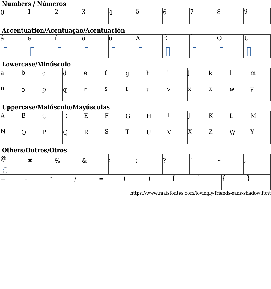 Lovingly Friends Sans Shadow Font: Free Download | MaisFontes