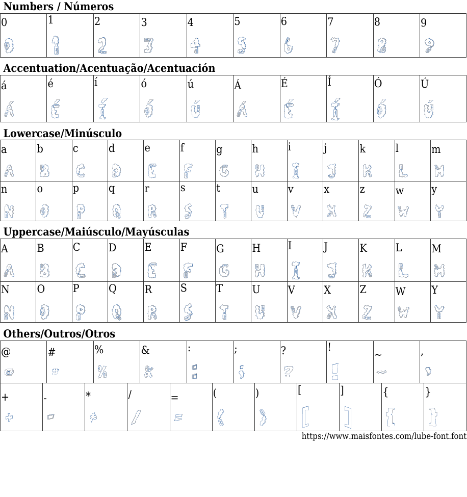 LUBE: Descargar Fuente Gratis | MaisFontes