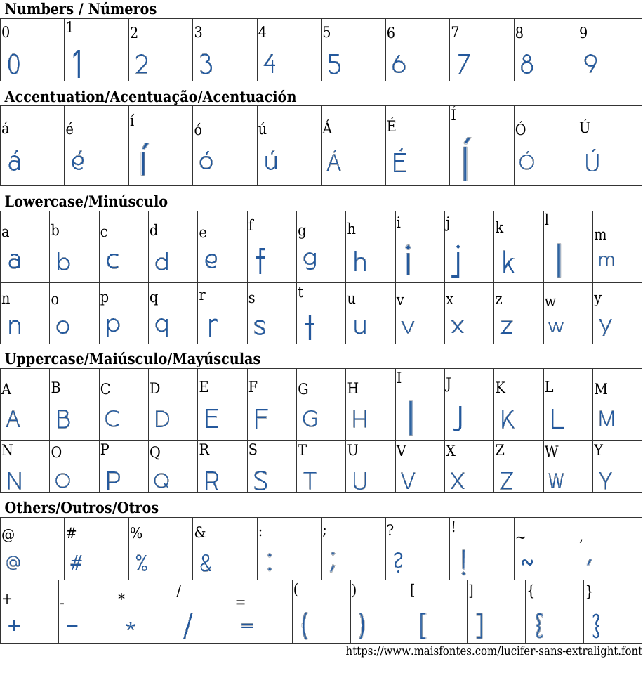 Lucifer Sans ExtraLight: Free Font Download | MaisFontes