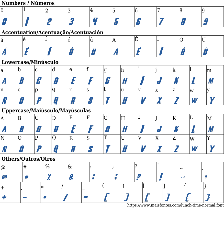 Lunch time Normal: Baixar Fonte Grátis | MaisFontes
