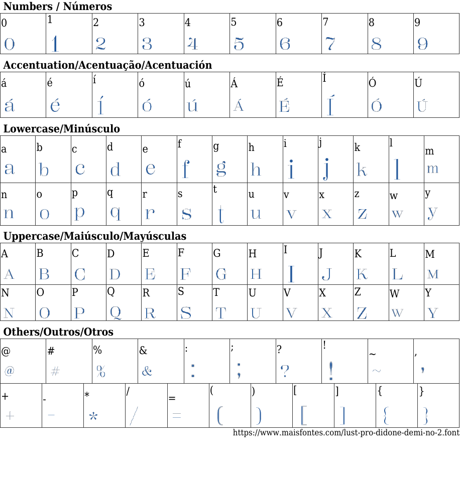 Lust Pro Didone No2 Demi Font: Free Download | MaisFontes