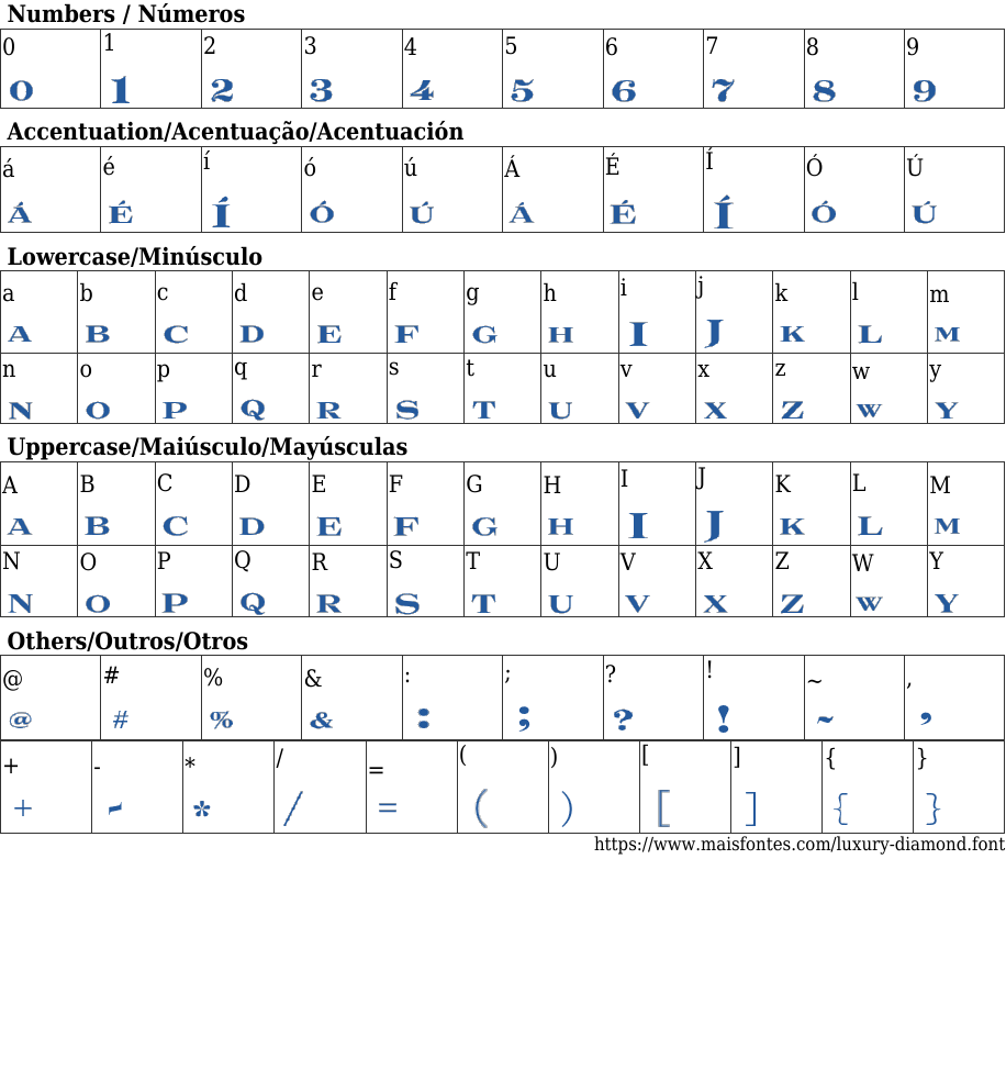 Luxury Diamond: Free Font Download | MaisFontes
