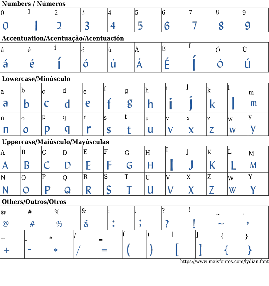 Lydian Font: Free Download | MaisFontes