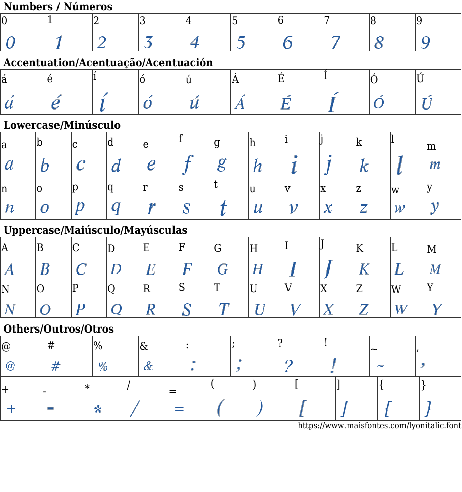 Lyon Italic: Free Font Download | MaisFontes