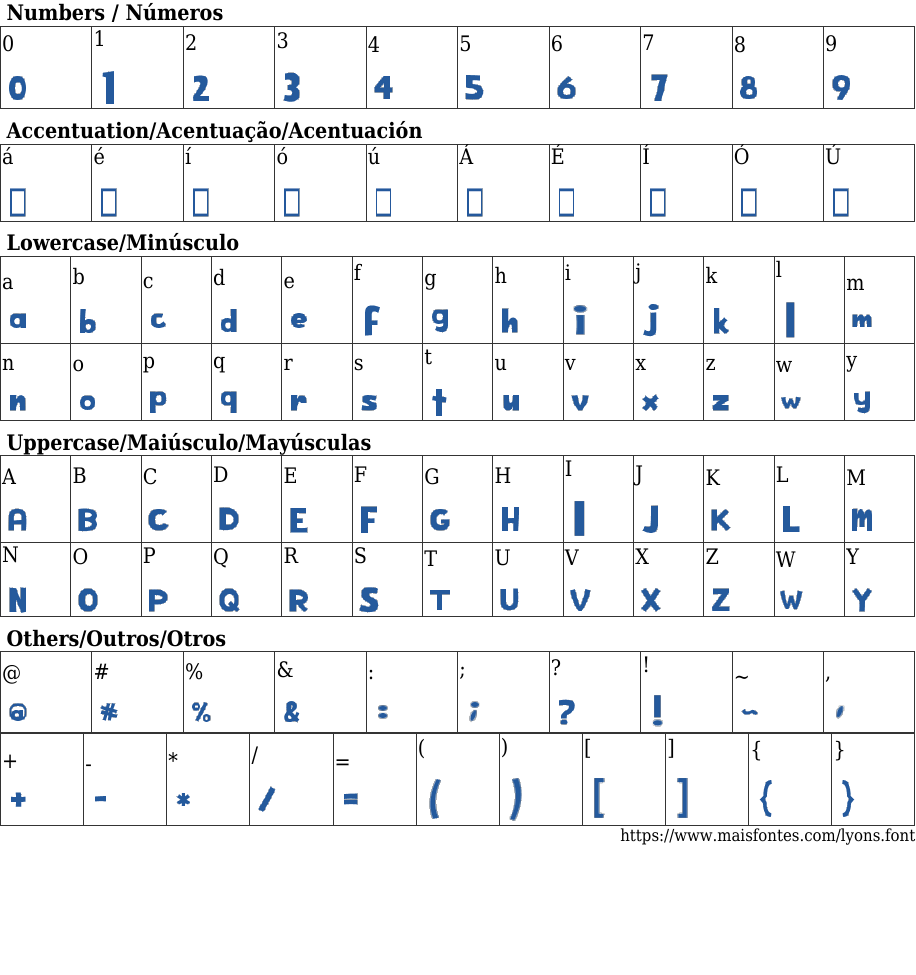 Lyons: Free Font Download | MaisFontes