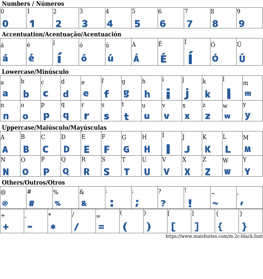 M 2c black: Free Font Download | MaisFontes