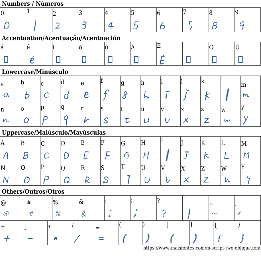M script Two Oblique: Descargar Fuente Gratis | MaisFontes