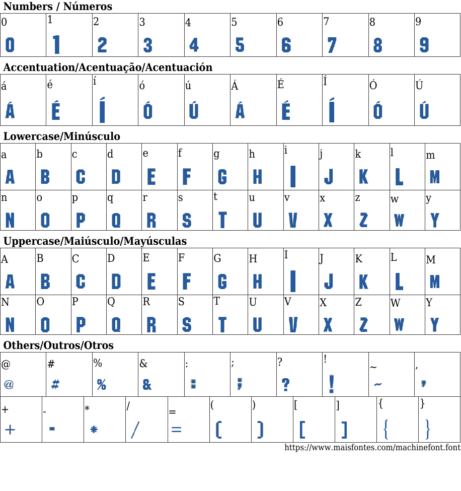 Machine: Free Font Download | MaisFontes