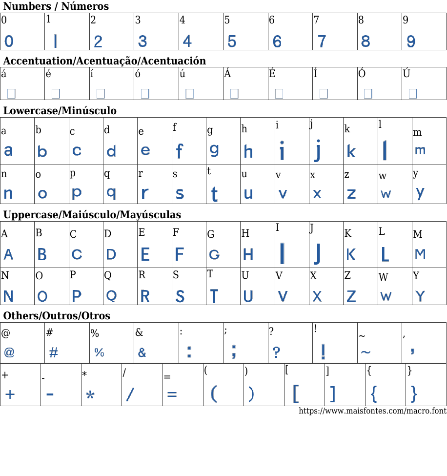Macro: Free Font Download | MaisFontes