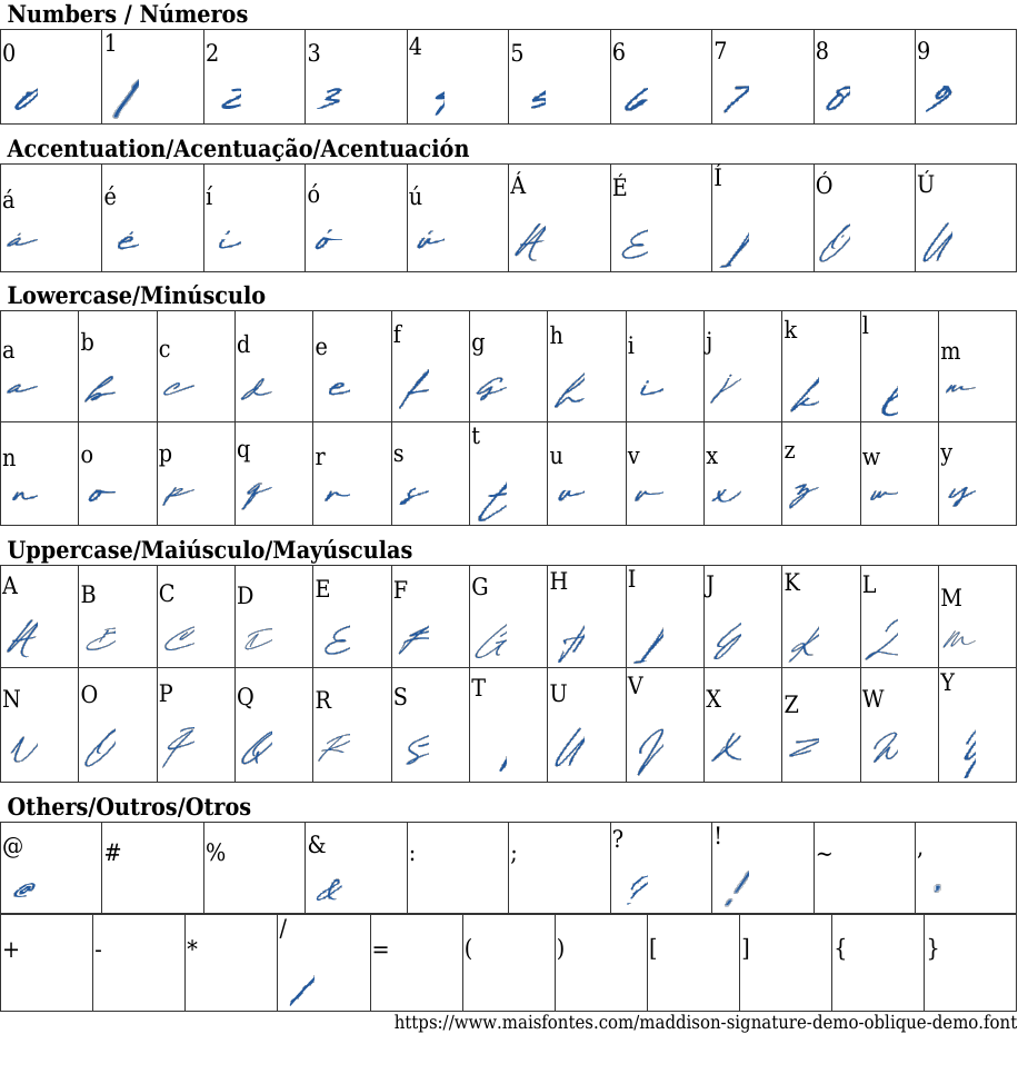 Maddison Signature Oblique: Free Font Download | MaisFontes