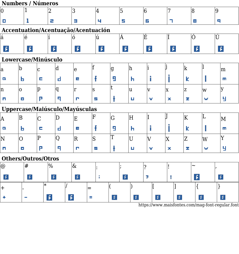 MAG Font Regular: Baixar Fonte Grátis | MaisFontes