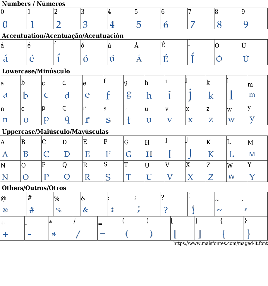Maged LT: Download Free Font | MaisFontes