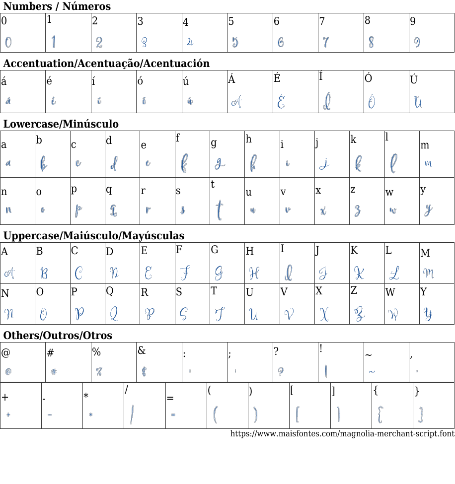 Magnolia Merchant Script: Free Font Download | MaisFontes