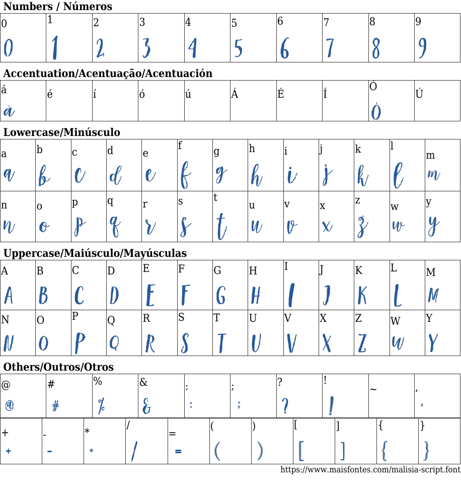Malisia Script Font: Free Download | MaisFontes
