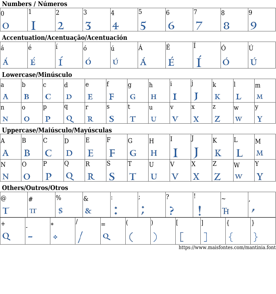 Mantinia: Free Font Download | MaisFontes