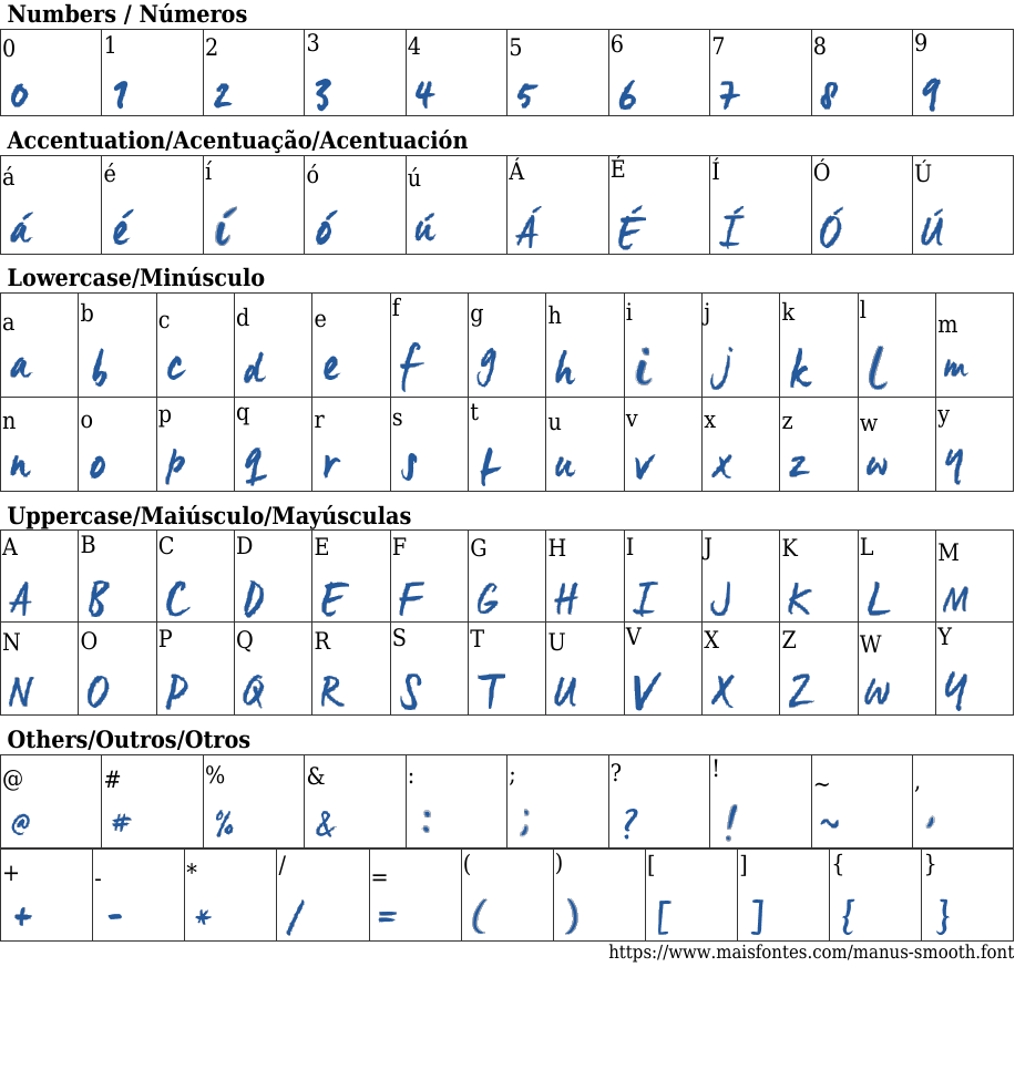 Manus Smooth: Free Font Download | MaisFontes
