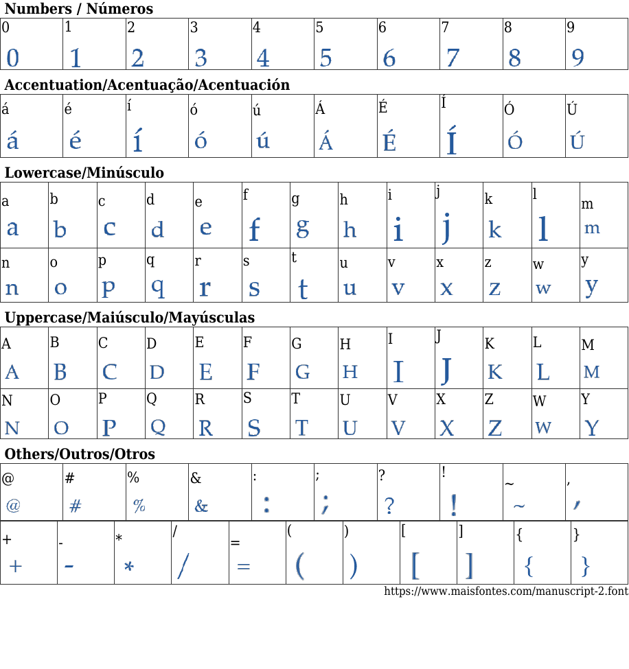 Manuscript Normal: Free Font Download | MaisFontes