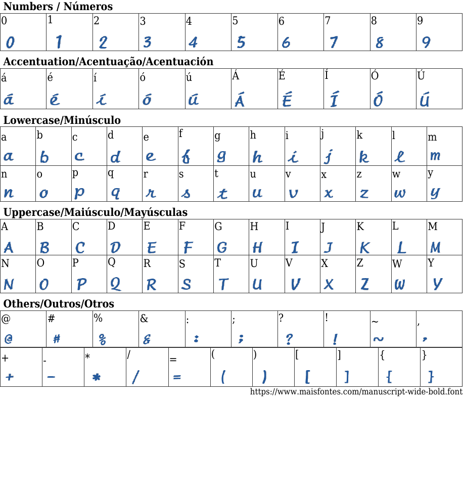 Manuscript Wide Bold Font: Free Download | MaisFontes