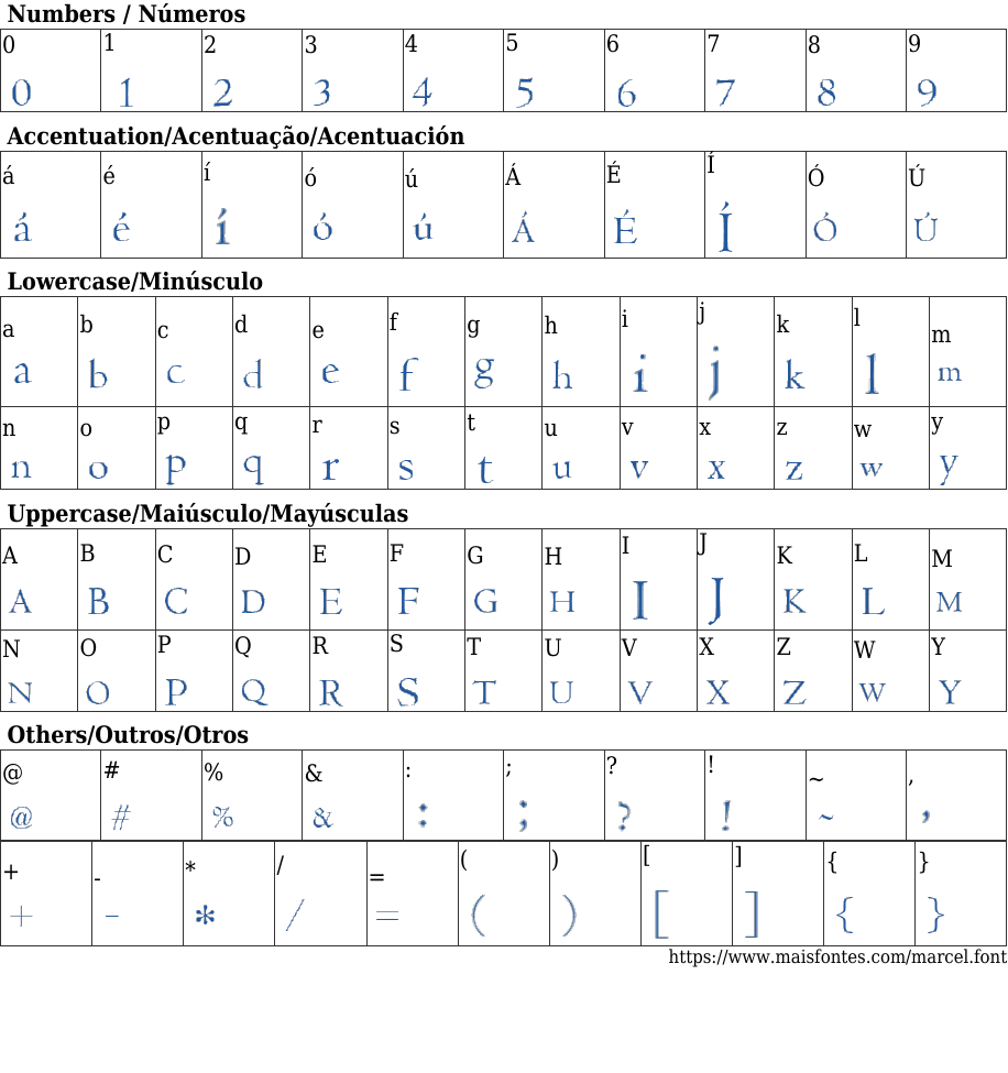 Marcel: Free Font Download | MaisFontes