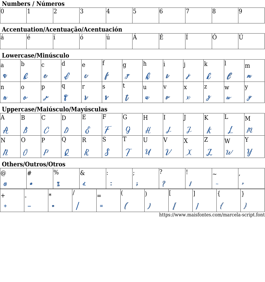 Marcela Script: Free Font Download | MaisFontes