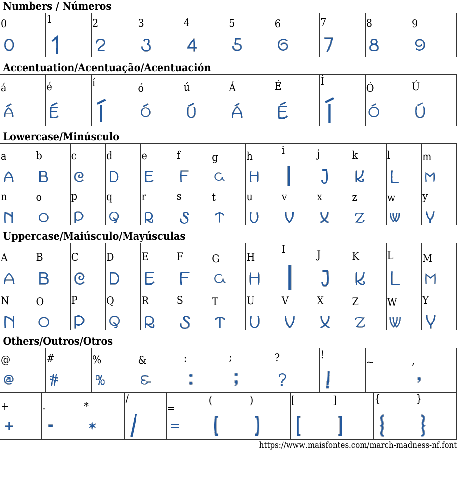 March Madness NF: Free Font Download | MaisFontes