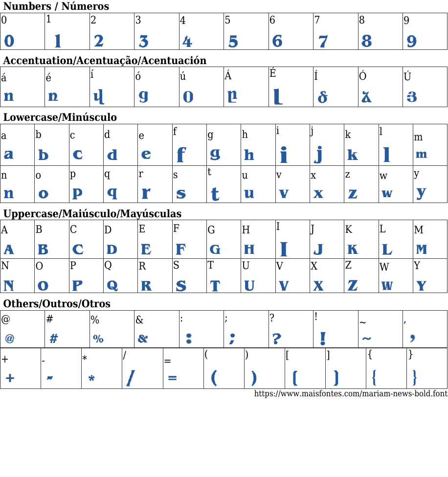 Mariam News Bold: Free Font Download | MaisFontes