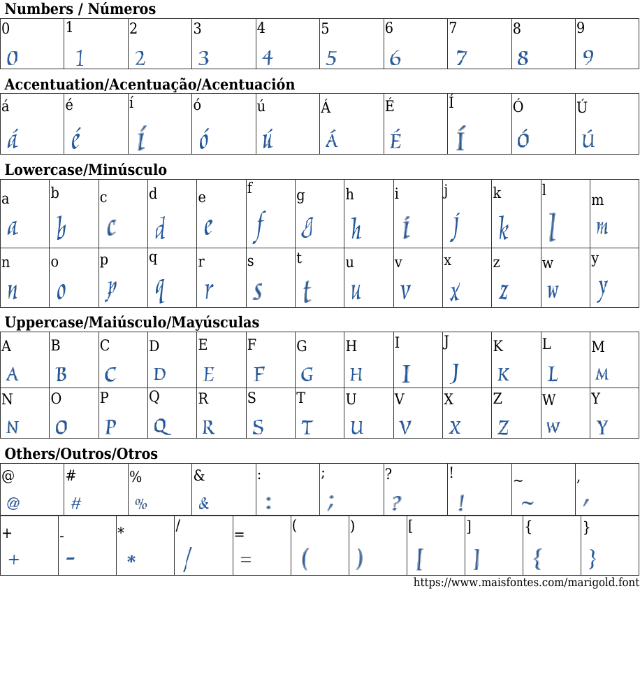 Marigold: Free Font Download | MaisFontes
