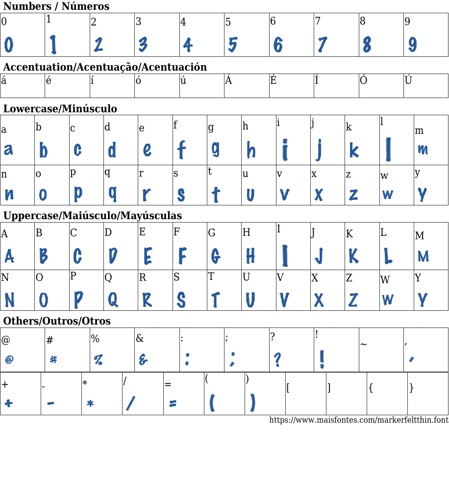 Marker Felt Thin Font: Free Download | MaisFontes