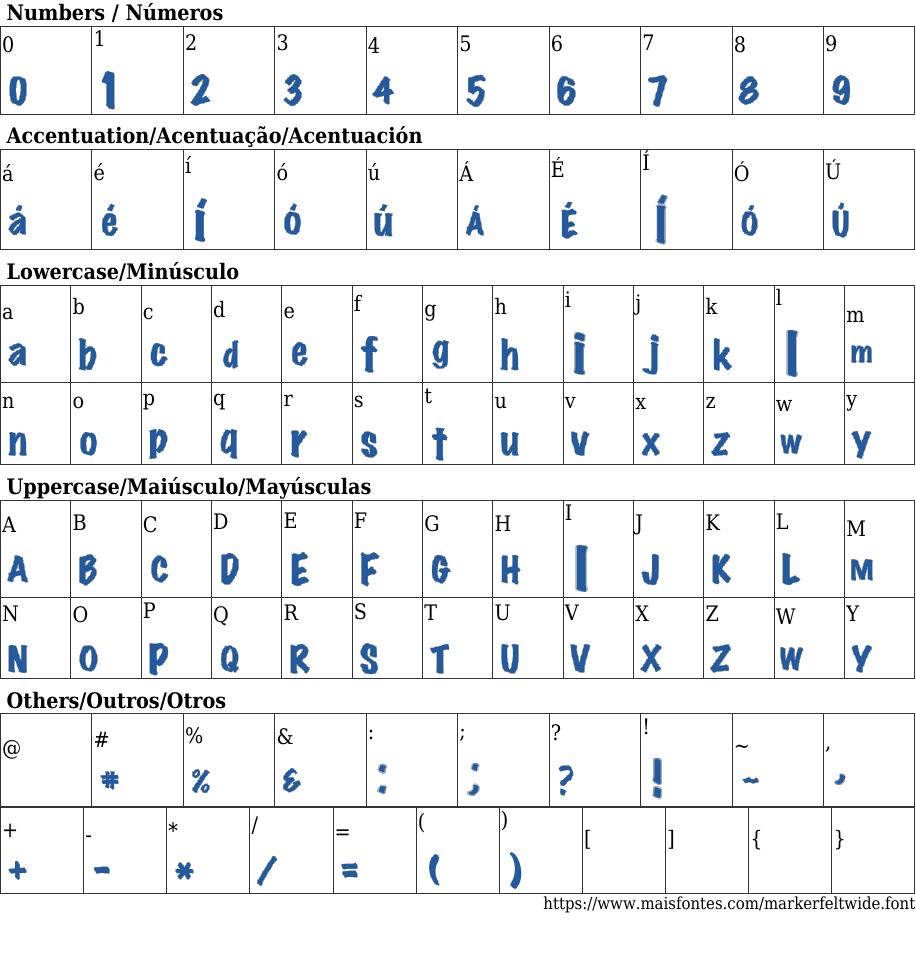 Marker Felt Wide: Download Free Font | MaisFontes