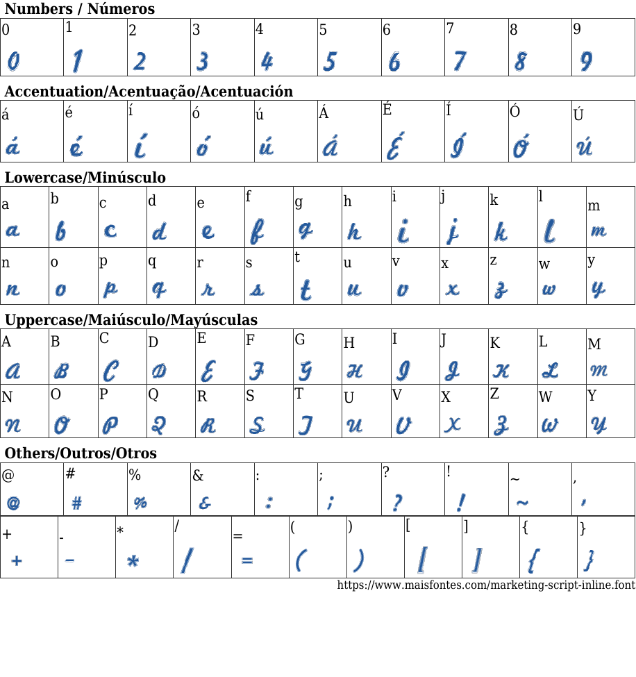 Marketing Script Inline Font: Free Download | MaisFontes