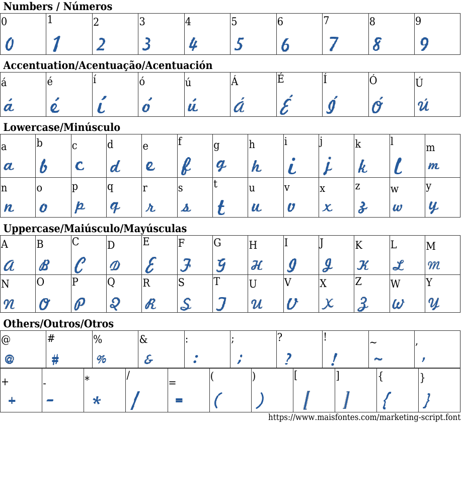 Marketing Script: Free Font Download | MaisFontes