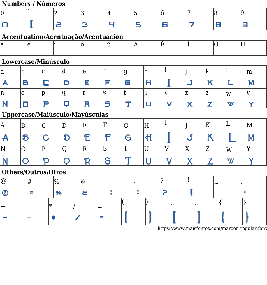Maroon Regular: Free Font Download | MaisFontes
