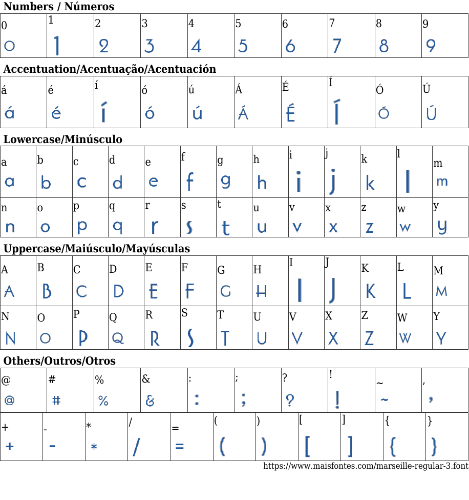 Marseille Fili Regular: Free Font Download | MaisFontes