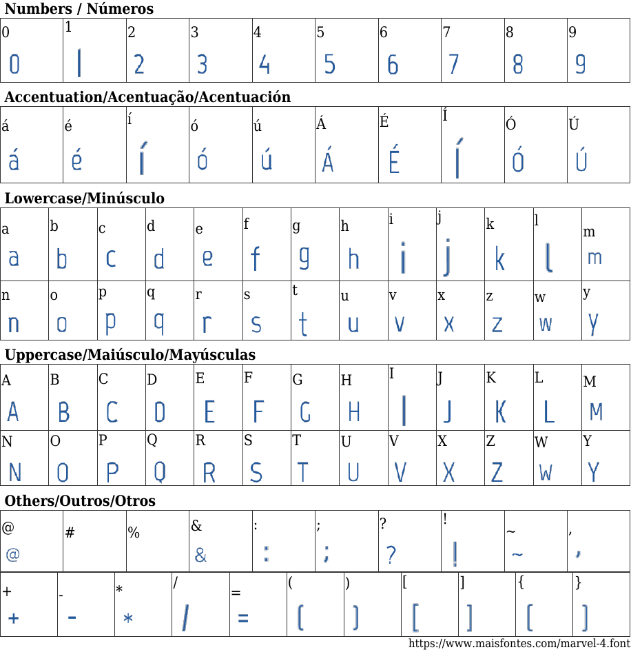Marvel: Free Font Download | MaisFontes