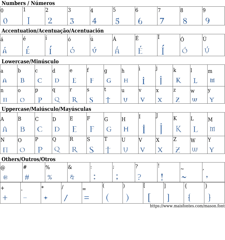 Mason: Free Font Download | MaisFontes