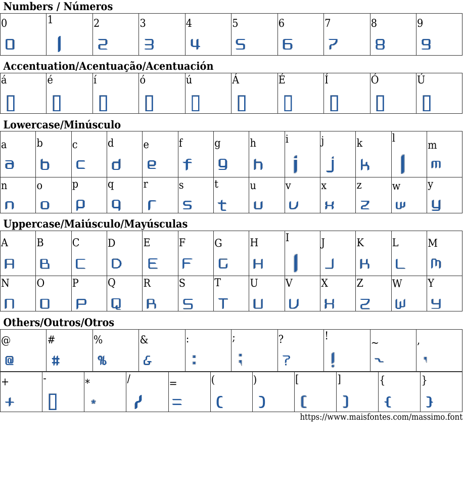 Massimo: Free Font Download | MaisFontes