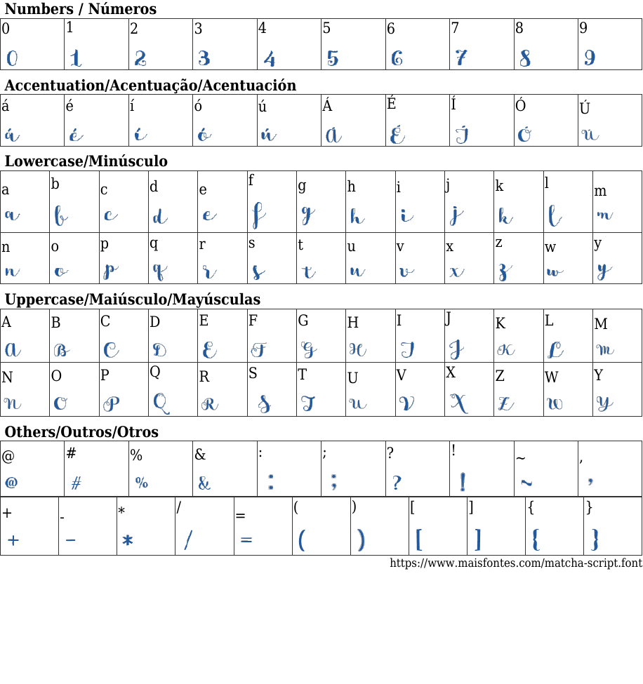 Matcha Script Font: Free Download | MaisFontes