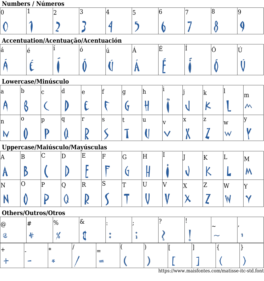 Matisse ITC Std Font: Free Download | MaisFontes