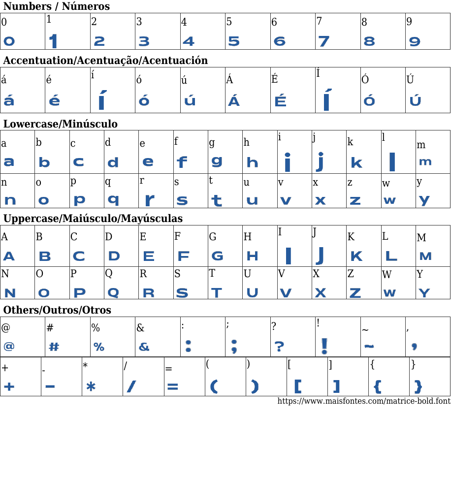 Matrice Bold: Free Font Download | MaisFontes