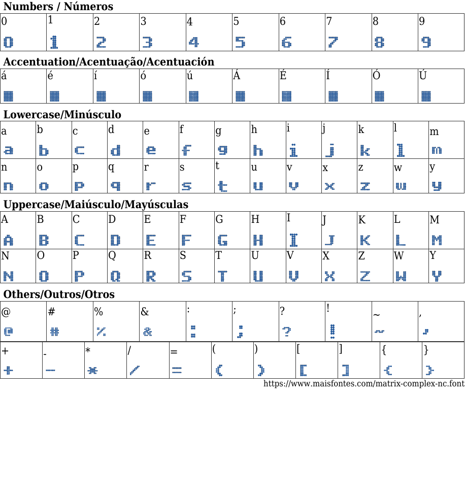 Matrix Complex NC: Baixar Fonte Grátis | MaisFontes