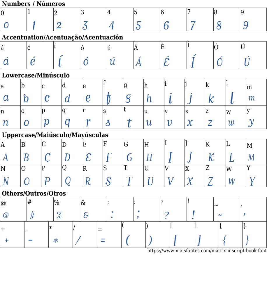Matrix II Script Book: Free Font Download | MaisFontes
