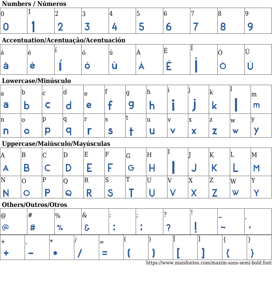 Maxim Sans Semi Bold: Free Font Download | MaisFontes